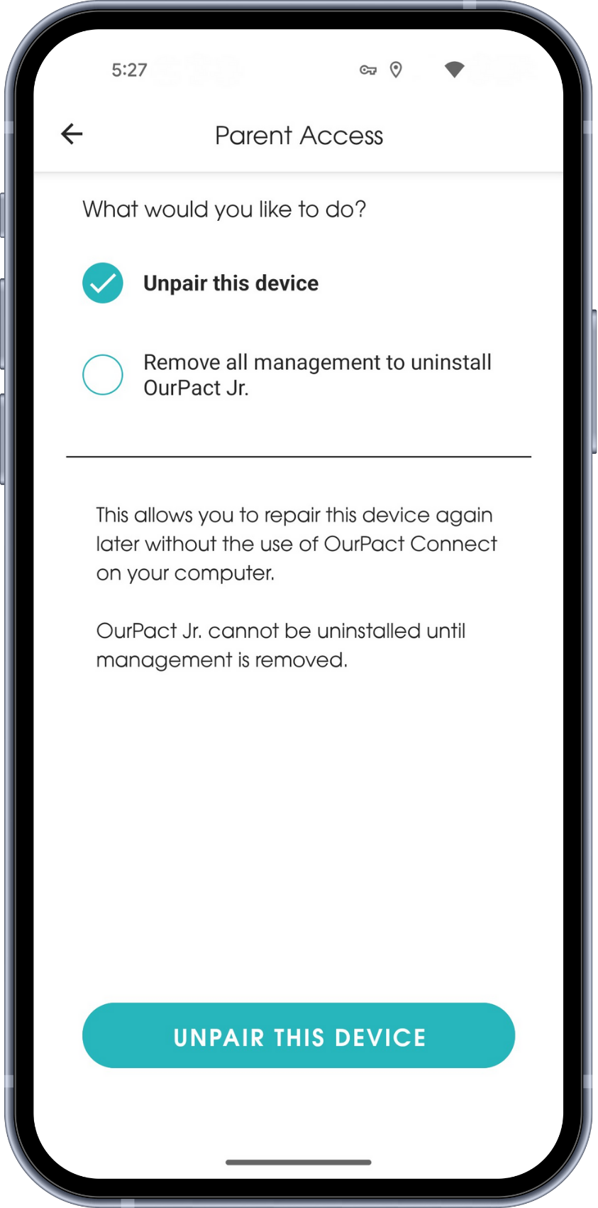 How to remove OurPact from an Android child device – OurPact Support